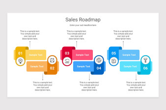 Sales Roadmap Keynote Presentation Template | Nulivo Market