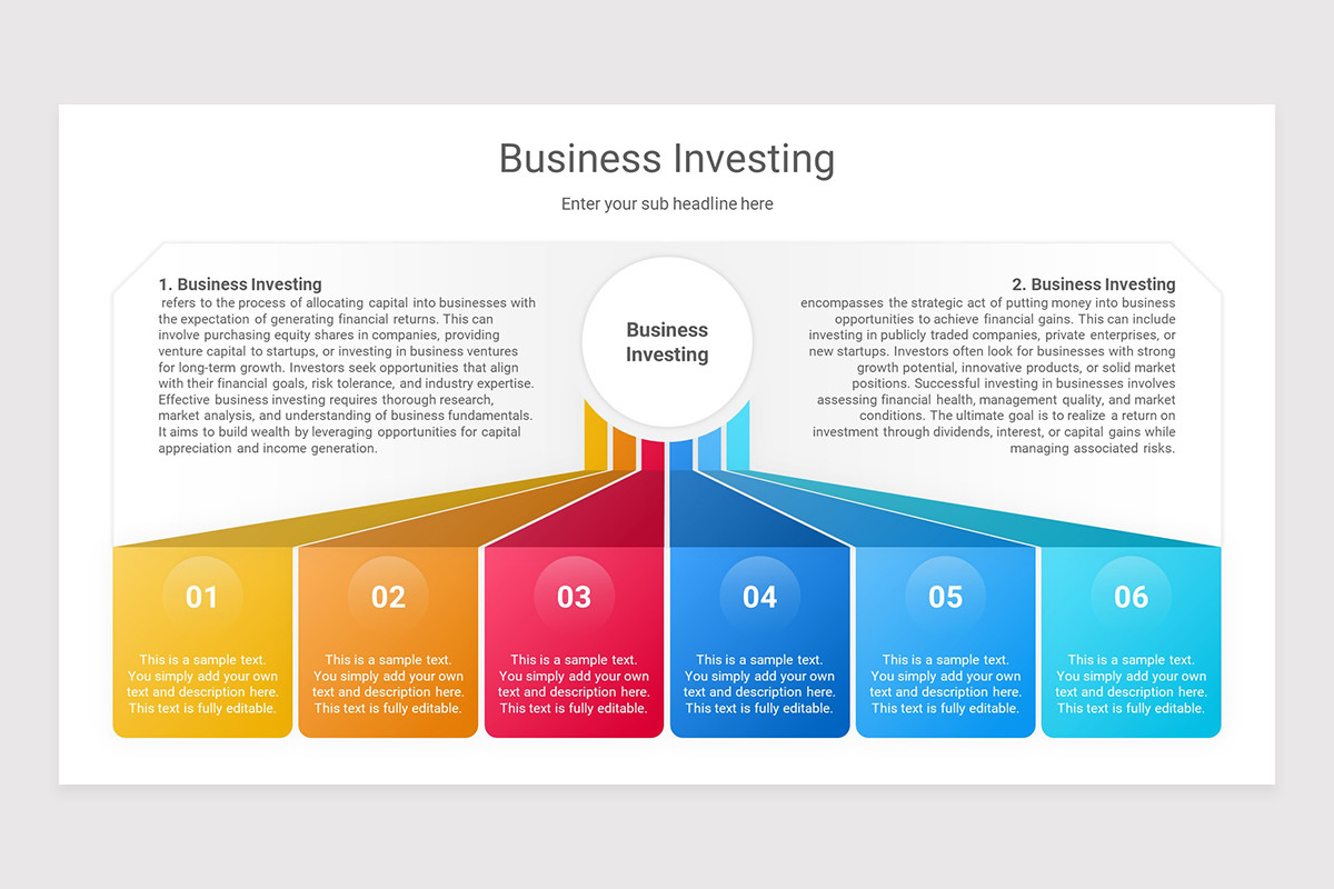 Business Investing Google Slides Presentation Template | Nulivo Market