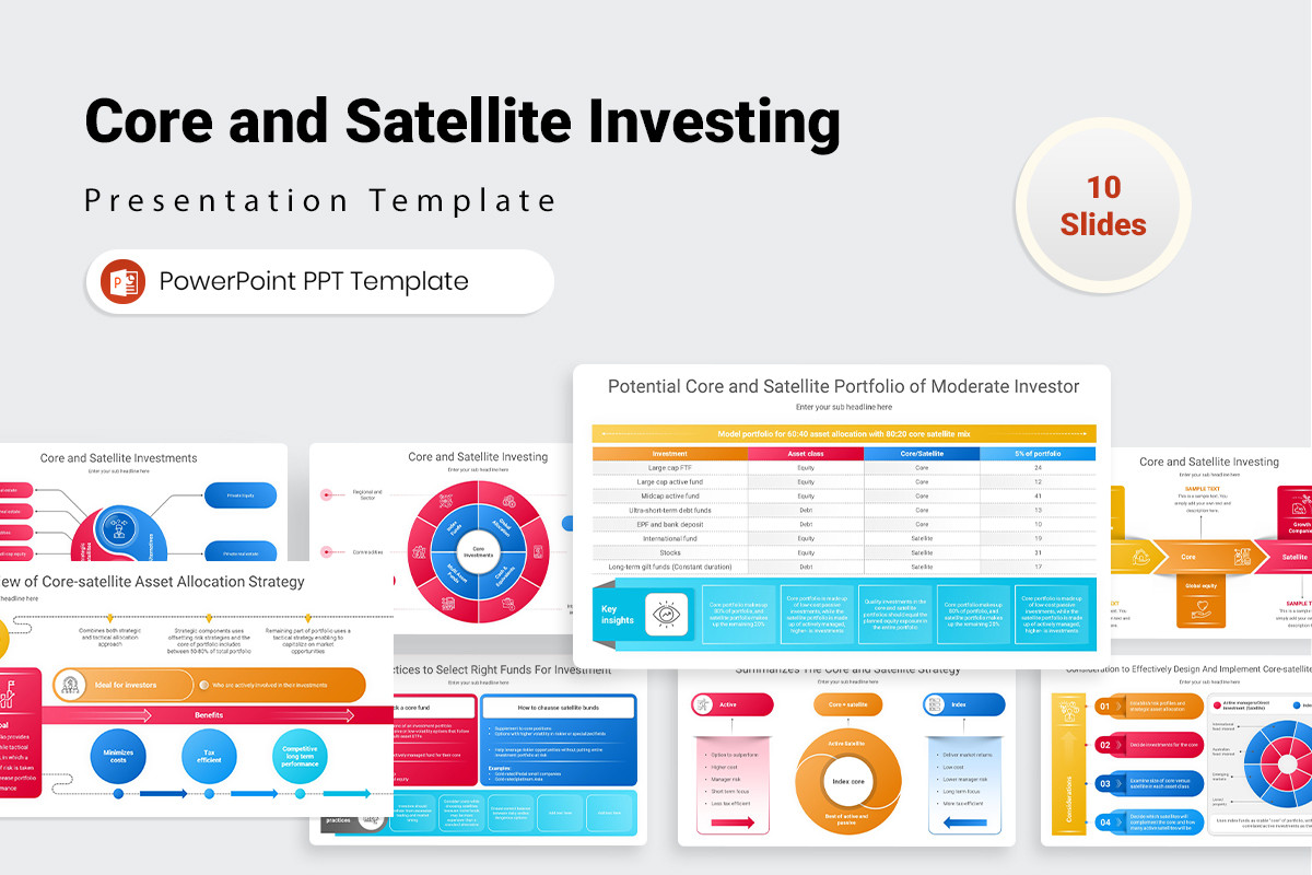 Core and Satellite Investing PowerPoint Presentation Template | Nulivo ...