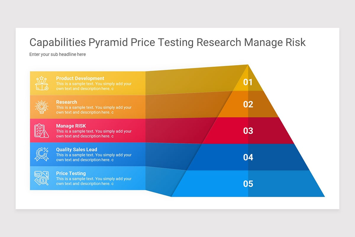 Investment Risk Pyramid PowerPoint Presentation Template | Nulivo Market