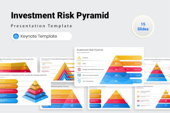 Investment Risk Pyramid Keynote Presentation Template | Nulivo Market