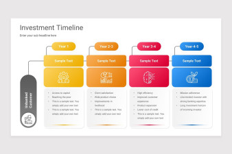 Investment Timeline PowerPoint Presentation Template | Nulivo Market