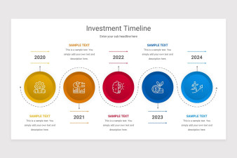 Investment Timeline PowerPoint Presentation Template | Nulivo Market
