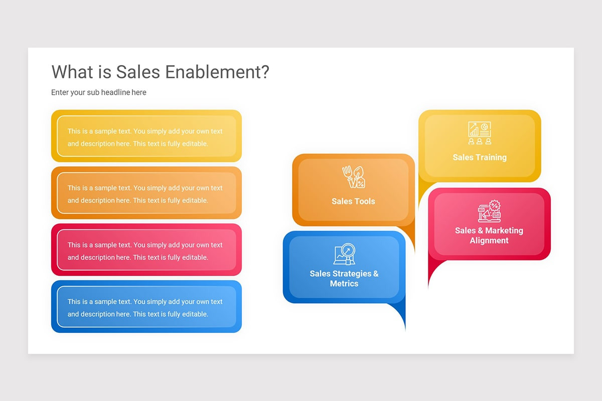 Sales Enablement Google Slides Presentation Template | Nulivo Market