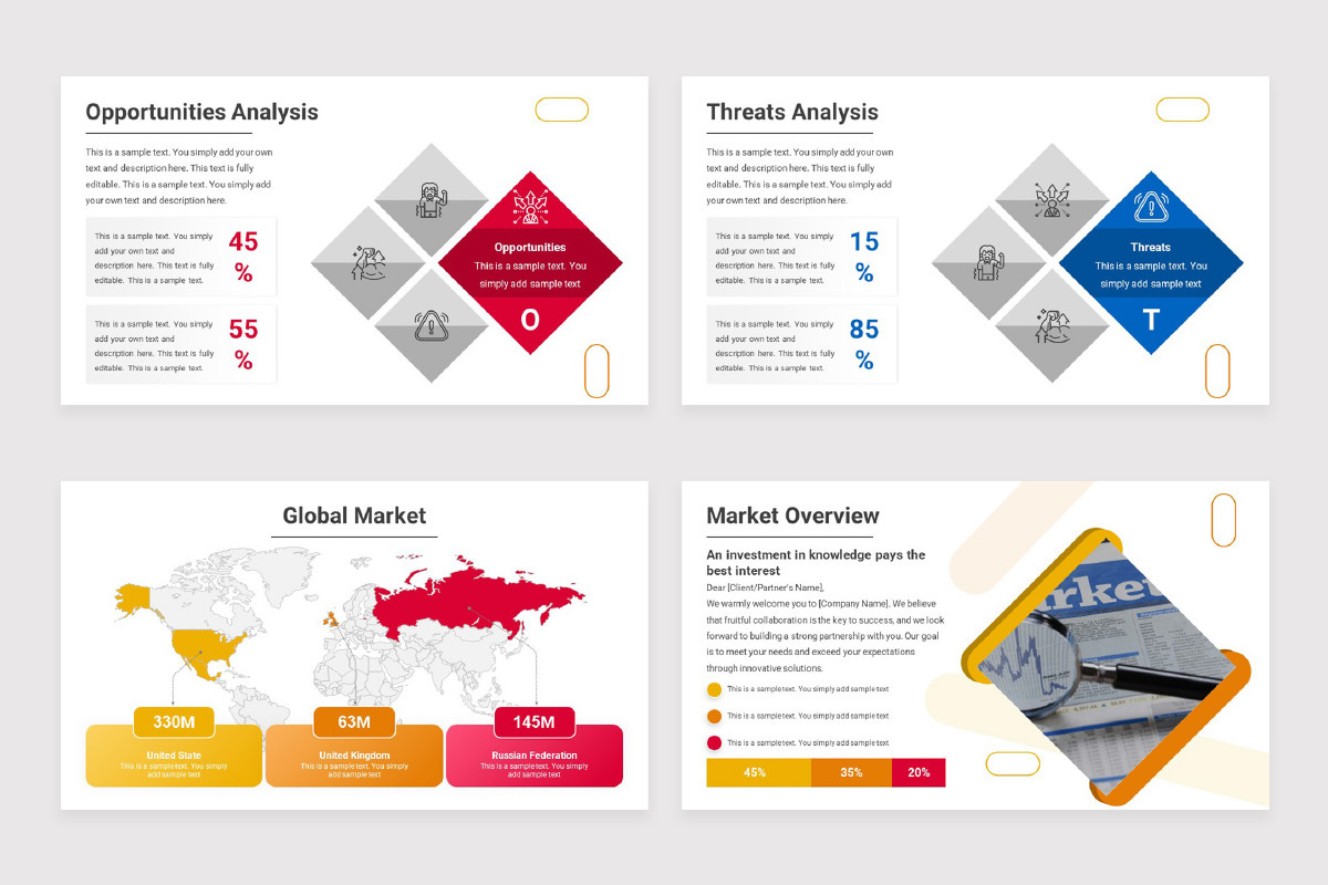 Business Proposal Keynote Infographics Template | Nulivo Market