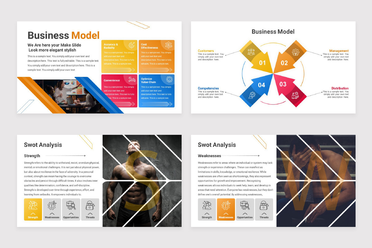 Minimal Modern Powerpoint Presentation Template Nulivo Market