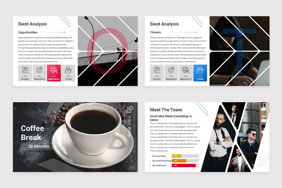Minimal & Modern Google Slides Presentation Template | Nulivo Market