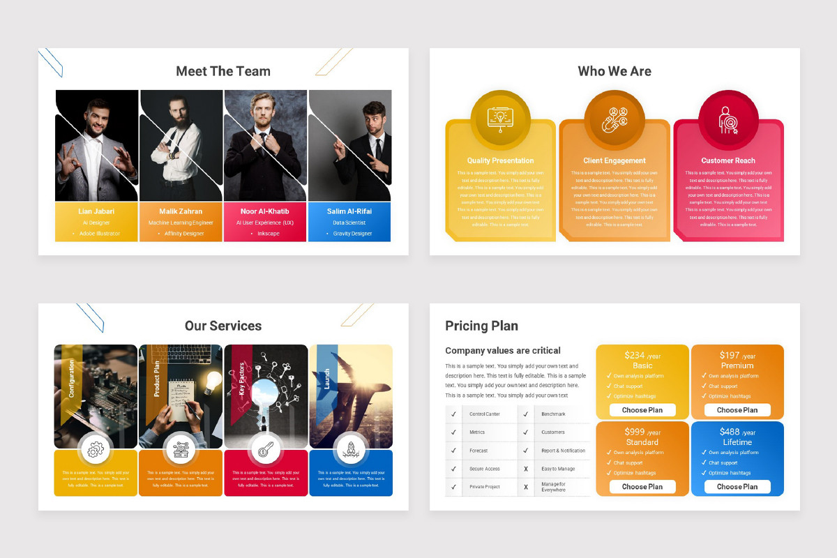 Minimal & Modern Google Slides Presentation Template | Nulivo Market