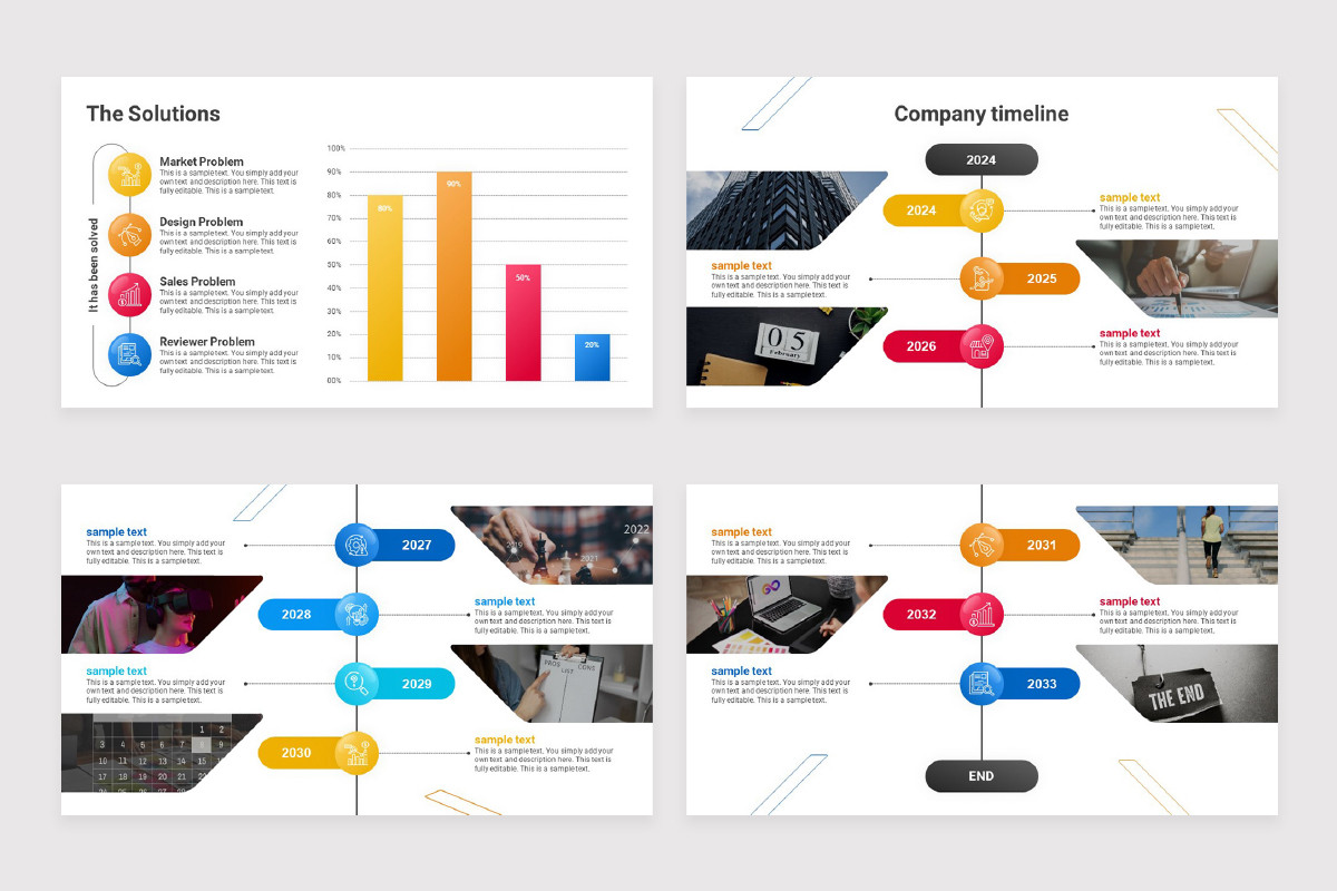 Minimal & Modern Keynote Presentation Template | Nulivo Market