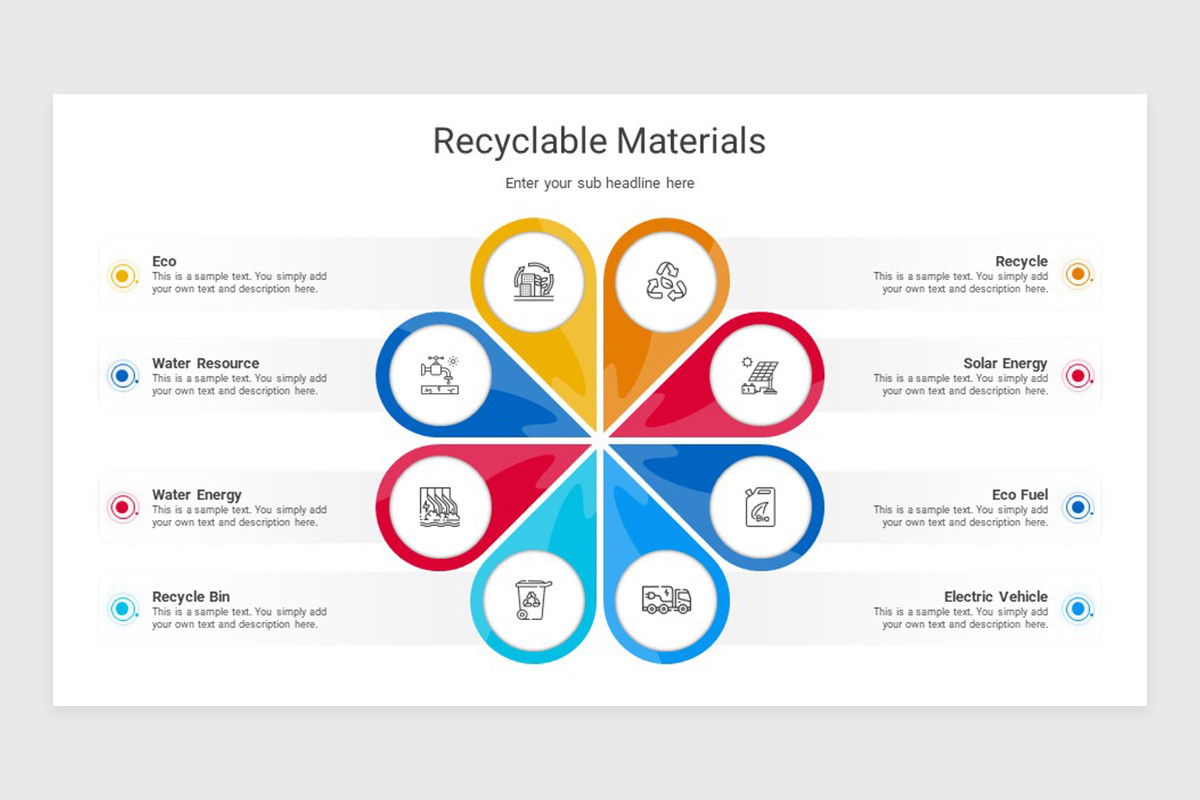 Recyclable Materials Keynote Presentation Template | Nulivo Market