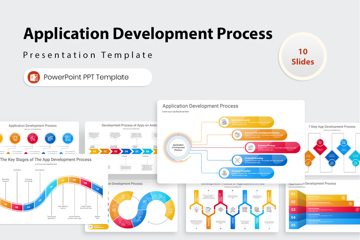 Application Development Process PowerPoint Presentation Template ...