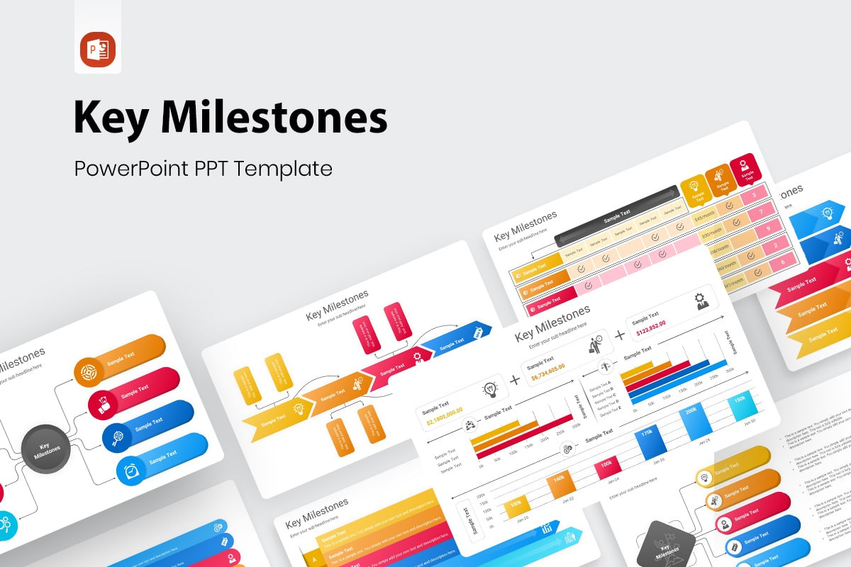 Key Milestones PowerPoint Presentation Template | Nulivo Market