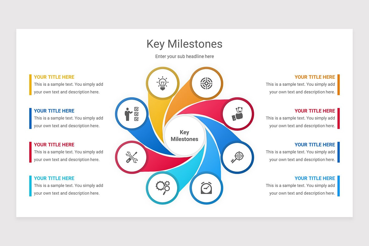 Key Milestones PowerPoint Presentation Template | Nulivo Market