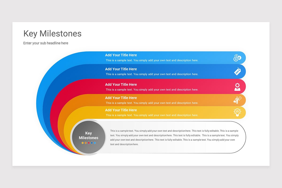 Key Milestones PowerPoint Presentation Template | Nulivo Market