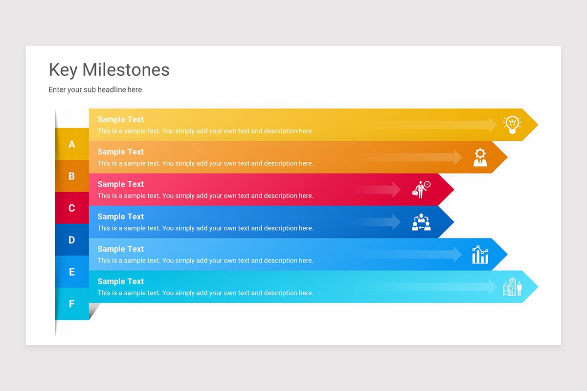 Key Milestones PowerPoint Presentation Template | Nulivo Market