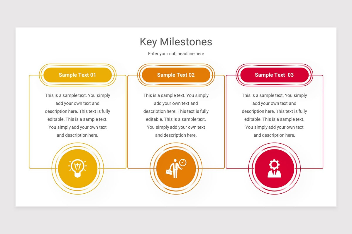 Key Milestones PowerPoint Presentation Template | Nulivo Market