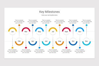Key Milestones PowerPoint Presentation Template | Nulivo Market