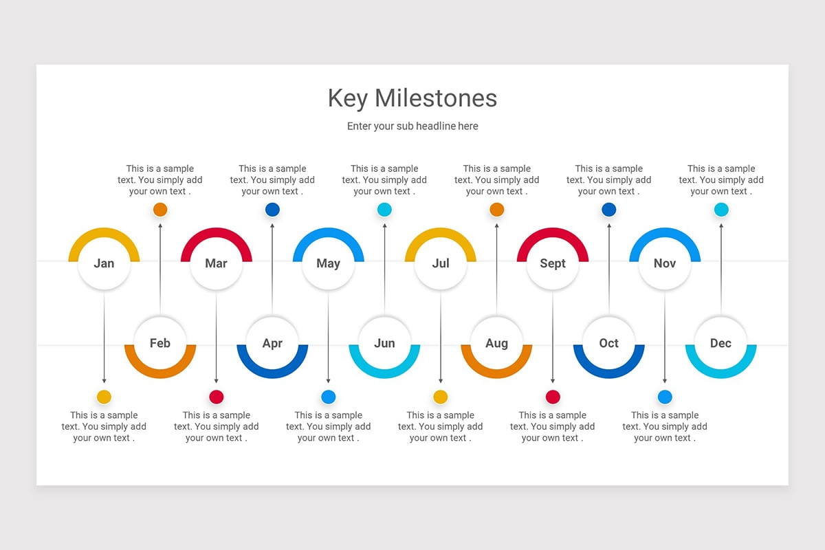 Key Milestones Keynote Presentation Template | Nulivo Market