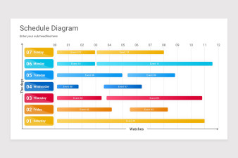 Schedule Diagram PowerPoint Presentation Template | Nulivo Market