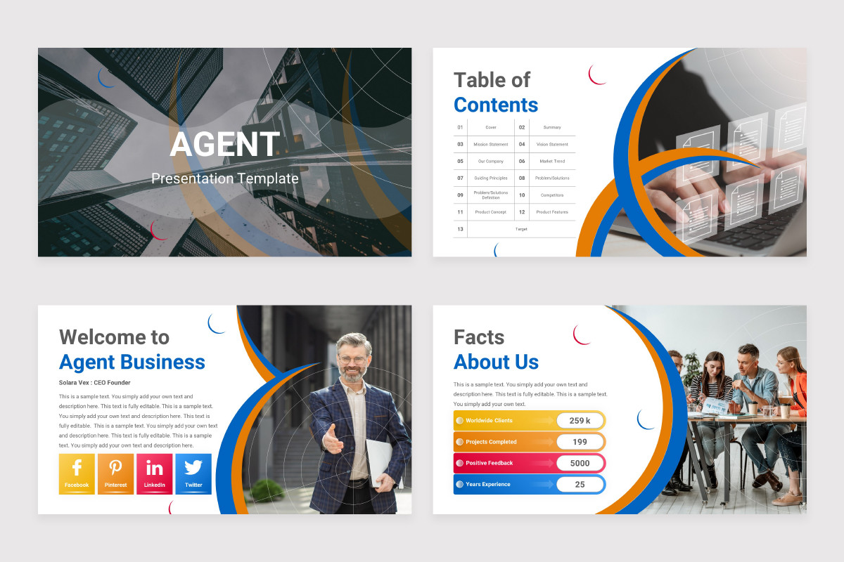 Agent Keynote Presentation Template | Nulivo Market