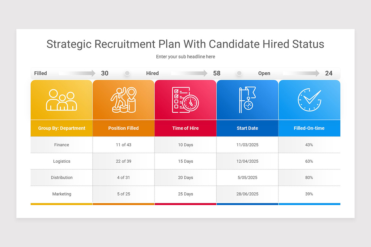 Strategic Recruiting Keynote Presentation Template | Nulivo Market