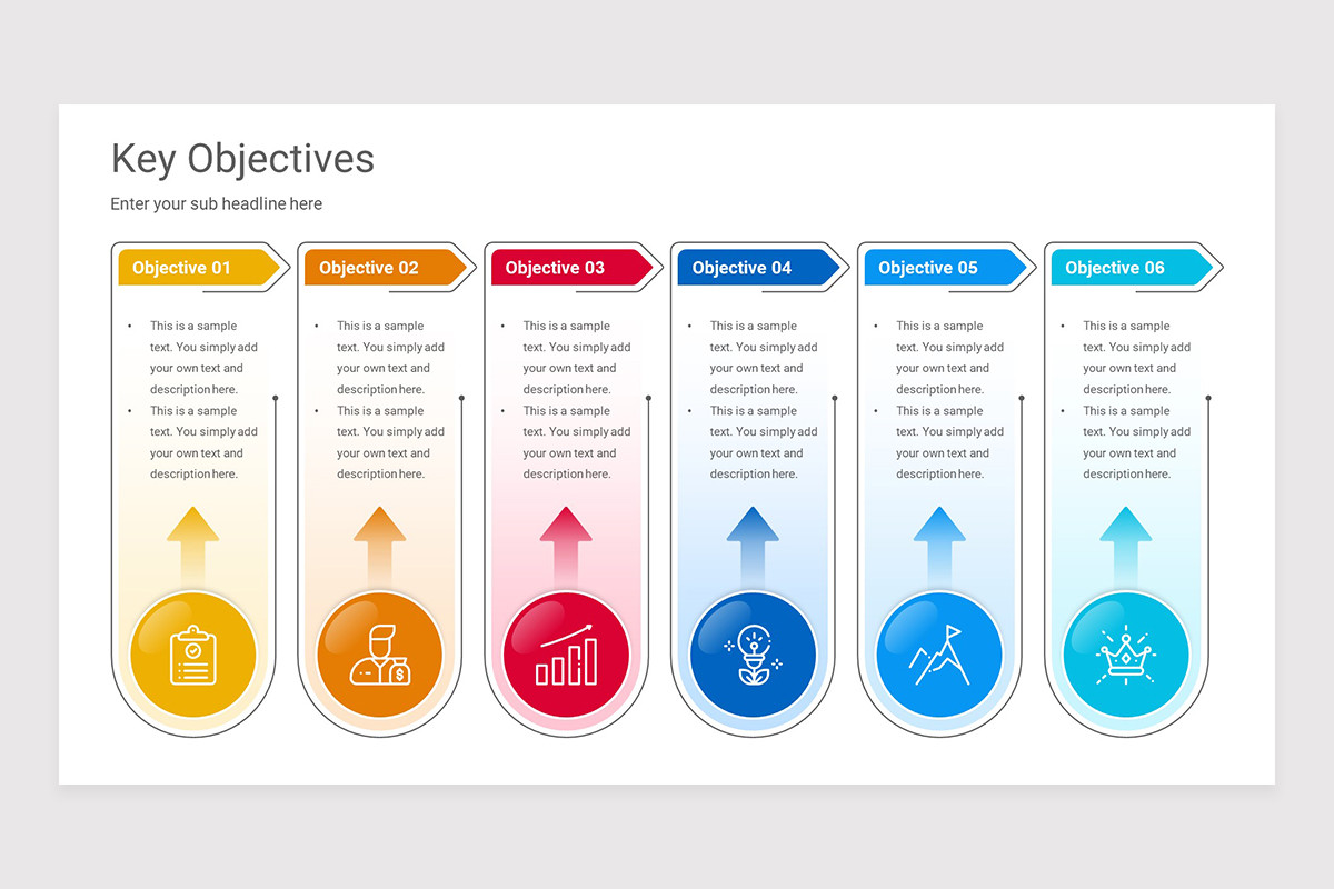 Key Objectives Keynote Presentation Template | Nulivo Market