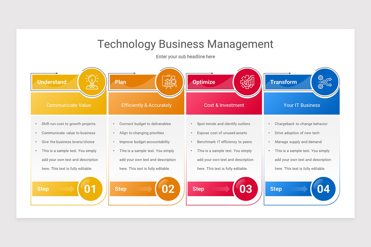 Technology Business Management PowerPoint Presentation Template ...