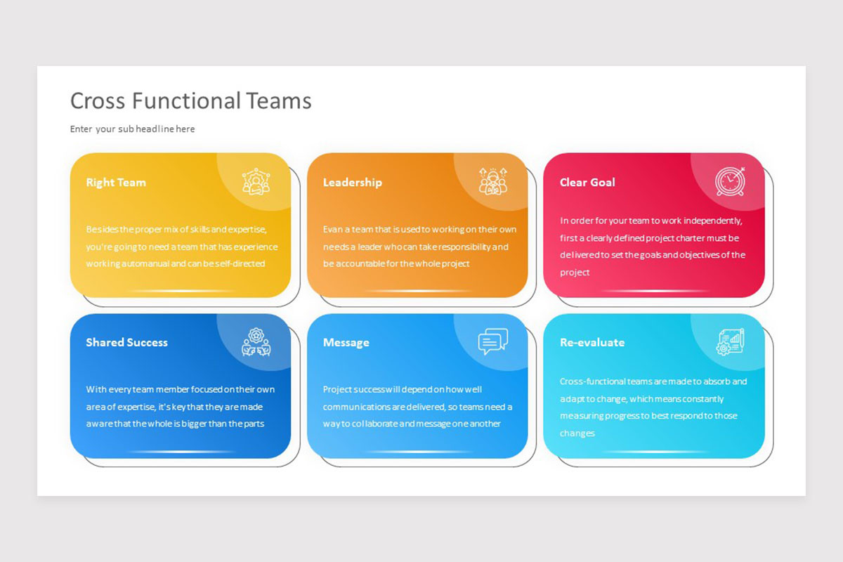 Cross Functional Teams Google Slides Presentation Template | Nulivo Market