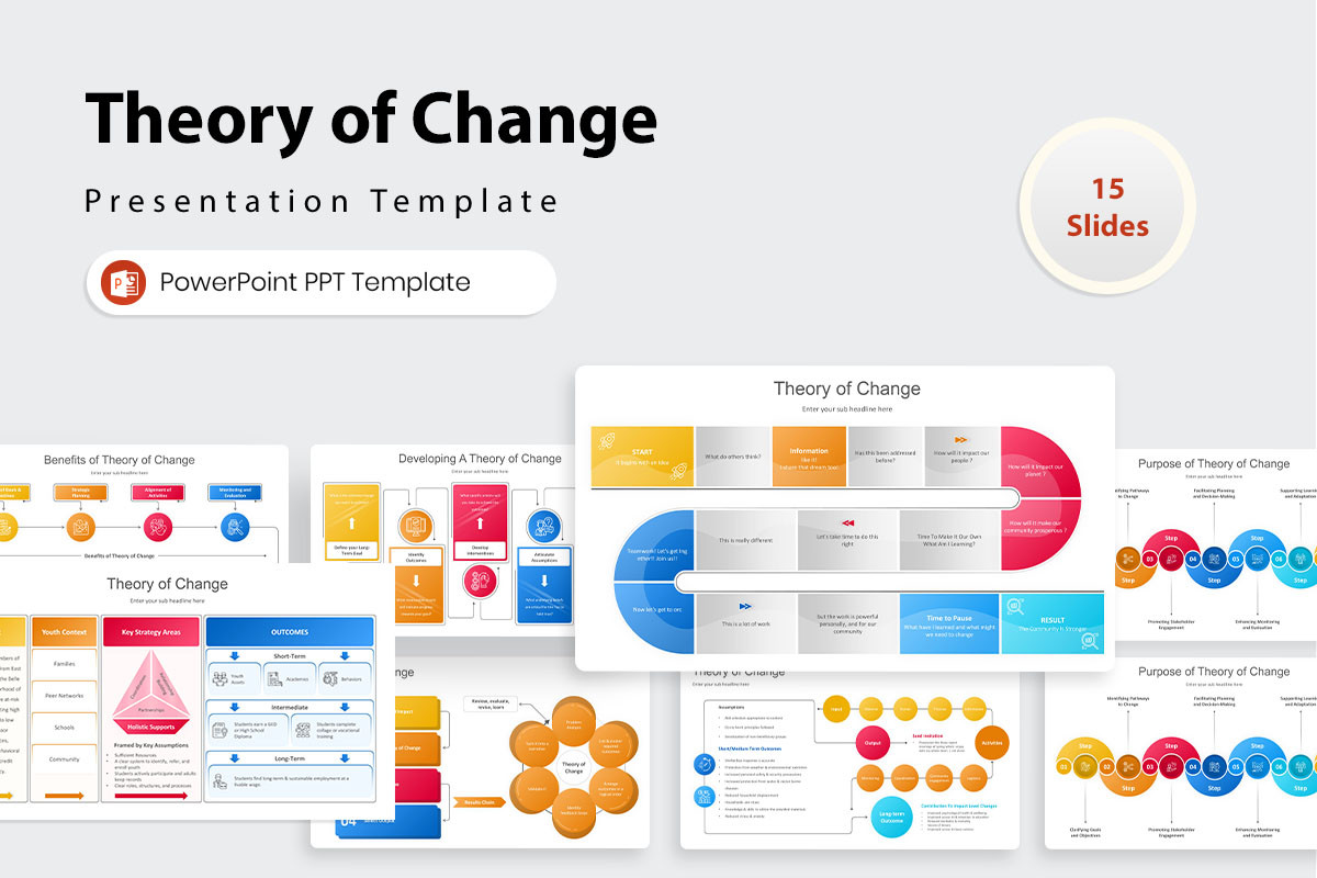 Theory of Change PowerPoint Presentation Template | Nulivo Market