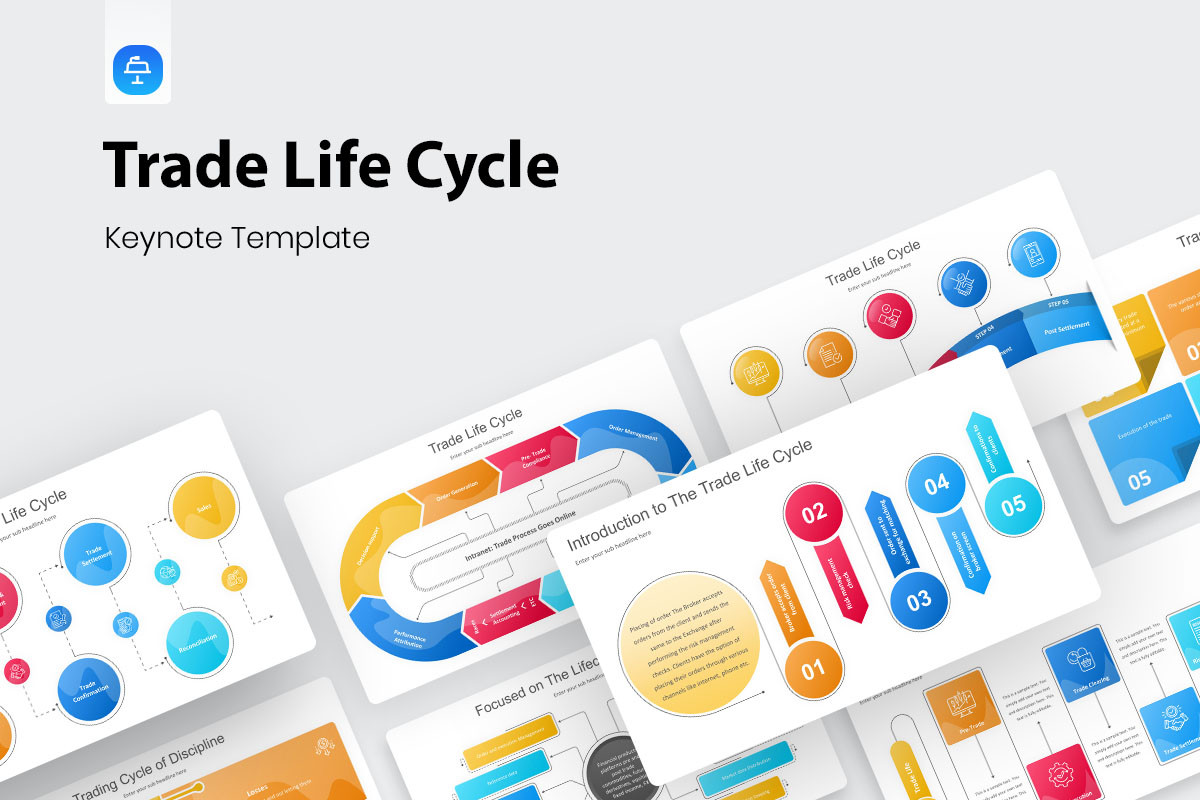 Trade Life Cycle Keynote Presentation Template | Nulivo Market