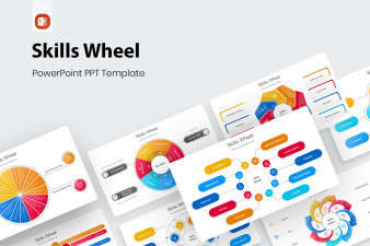 Skills Wheel PowerPoint Presentation Template | Nulivo Market