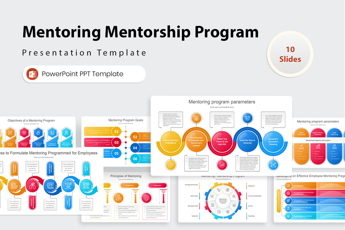 Mentoring Mentorship Program PowerPoint Presentation Template | Nulivo Market