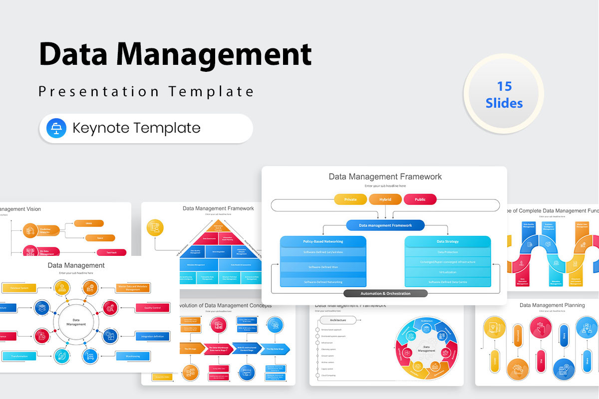 Data Management Keynote Presentation Template | Nulivo Market