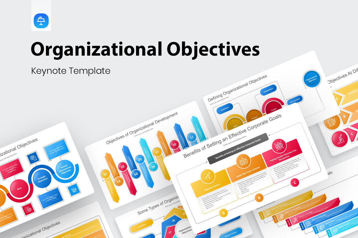 Organizational Objectives Keynote Presentation Template | Nulivo Market