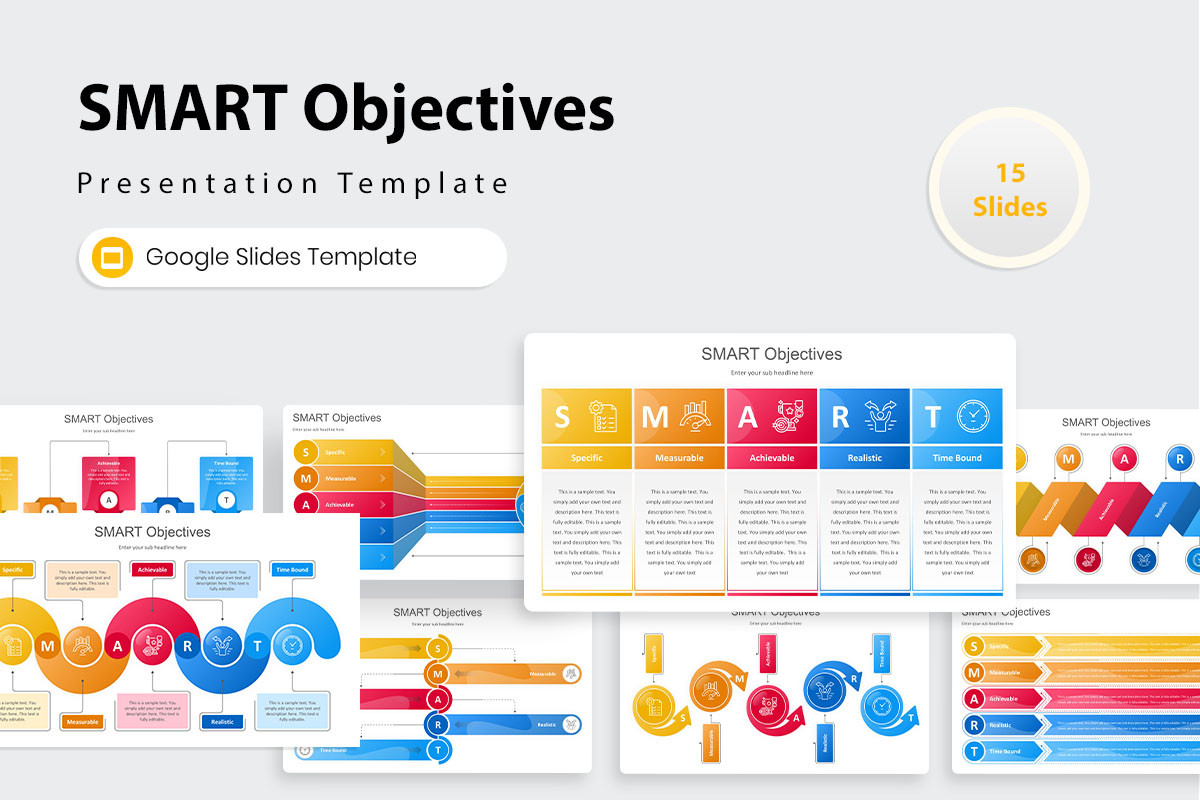 SMART Objectives Google Slides Presentation Template | Nulivo Market