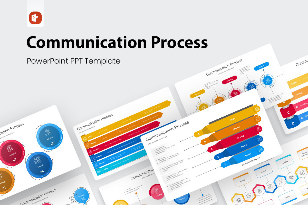 Communication Process PowerPoint Presentation Template | Nulivo Market