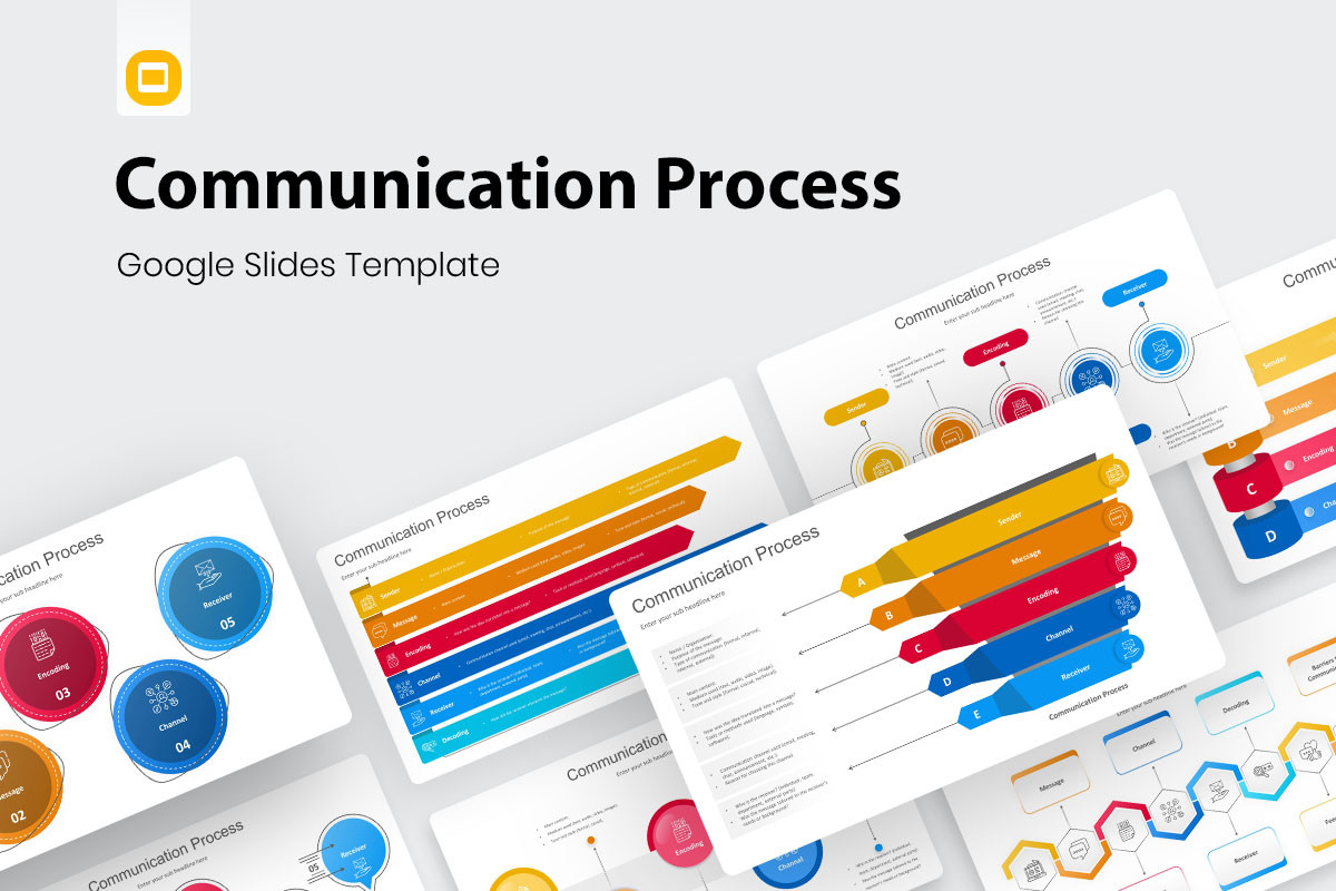 Communication Process Google Slides Presentation Template | Nulivo Market