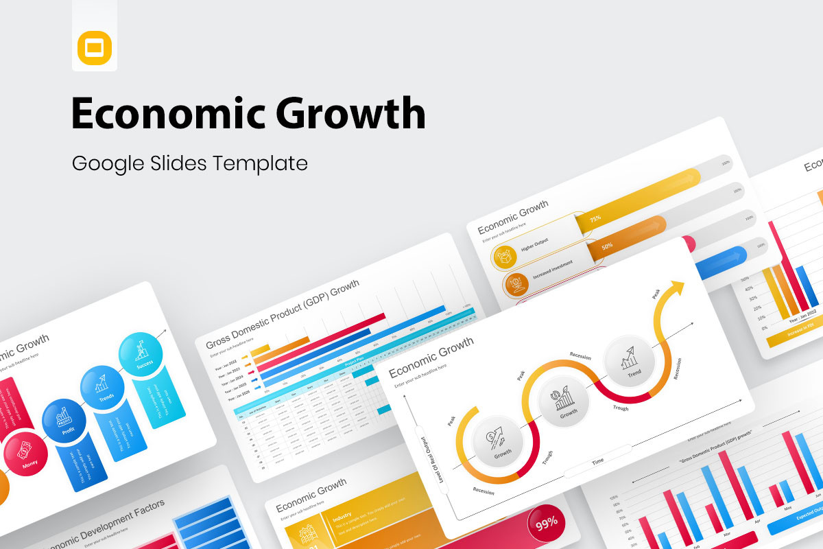 Economic Growth Google Slides Presentation Template | Nulivo Market