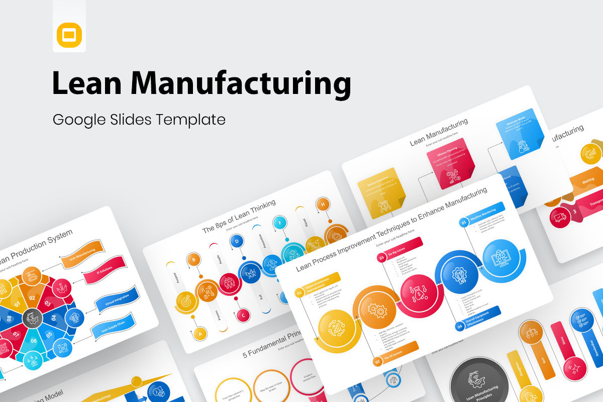 Lean Manufacturing Google Slides Presentation Template | Nulivo Market