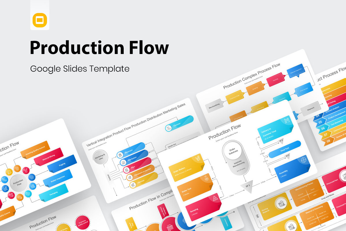 Production Flow Google Slides Presentation Template | Nulivo Market