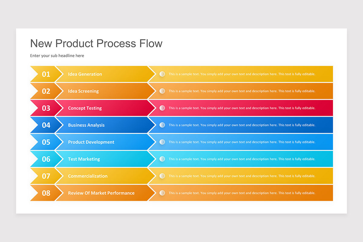 Production Flow Keynote Presentation Template | Nulivo Market