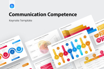 Communication Competence Keynote Presentation Template | Nulivo Market