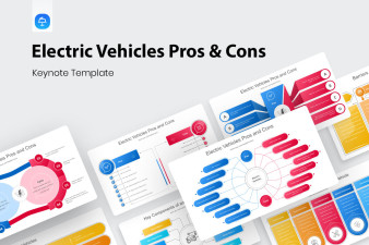 Electric Vehicles Pros & Cons Keynote Presentation Template | Nulivo Market