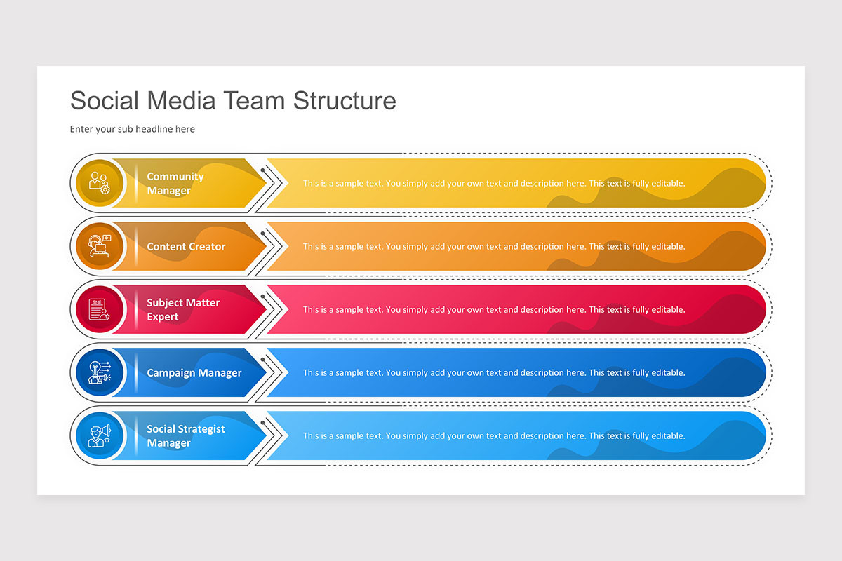 Social Media Team Structure PowerPoint Presentation Template | Nulivo ...