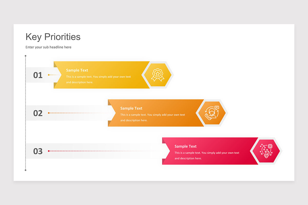 Key Priorities PowerPoint Presentation Template | Nulivo Market