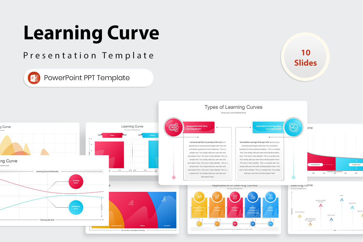 Learning Curve PowerPoint Presentation Template | Nulivo Market