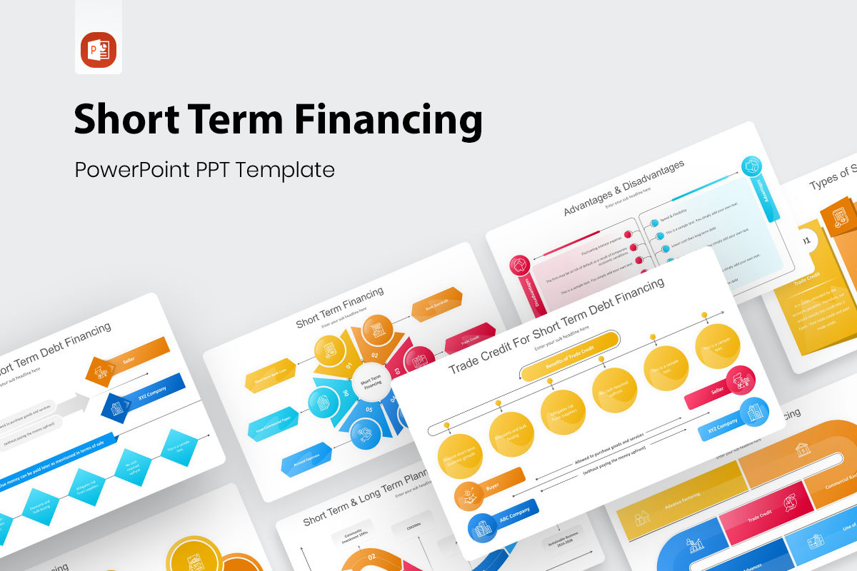 Short Term Financing PowerPoint Presentation Template | Nulivo Market