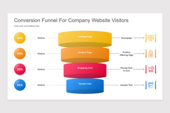 Conversion Funnel PowerPoint Presentation Template | Nulivo Market