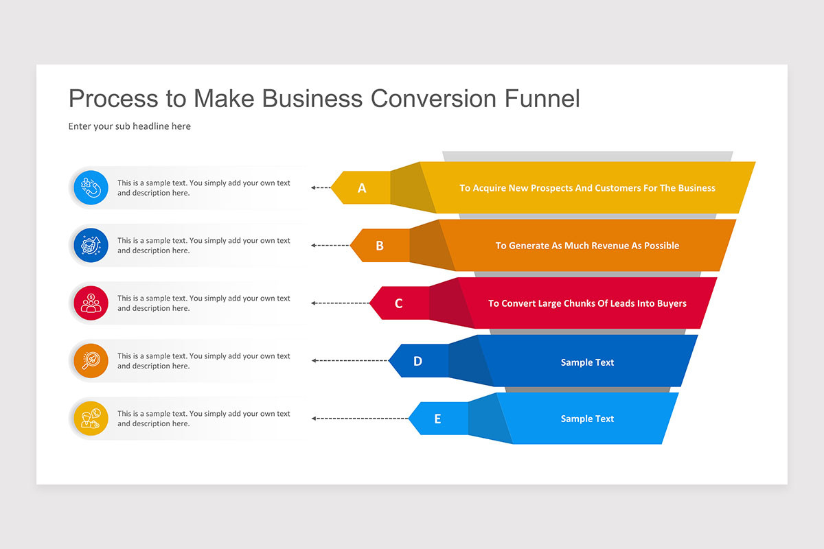Conversion Funnel Keynote Presentation Template | Nulivo Market
