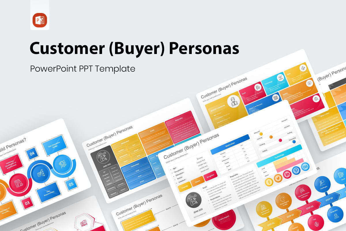 Customer (Buyer) Personas PowerPoint Presentation Template | Nulivo Market